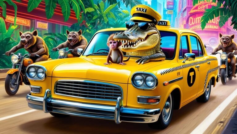 Captain Crocky: The Driving Crocodile - Exciting Bedtime Story