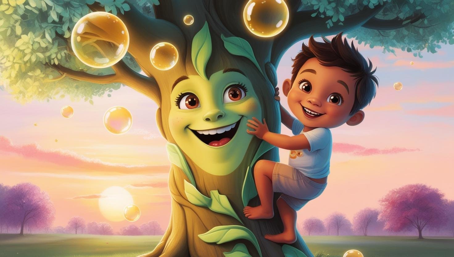 Noah and the Giggle Tree - A Fun Bedtime Story for Kids